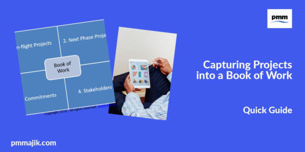 Capturing projects into a book of work